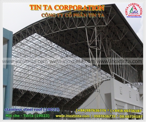 stainless steel arch roof
